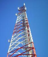 China Three Leg Galvanized Angle Iron Telecommunication Tower For Strong Signal Coverage for sale