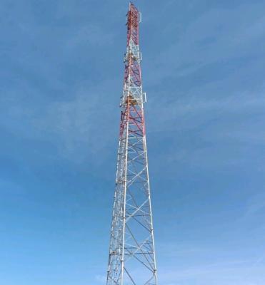 China Three Leg Galvanized Angle Iron Telecommunication Tower For Strong Signal Coverage for sale