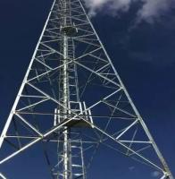 China Customizable 3 Leg Lattice Telecommunication Tower For High Altitude Signal Transmission for sale