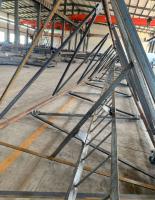 China Customizable 3 Leg Lattice Telecommunication Tower For High Altitude Signal Transmission for sale