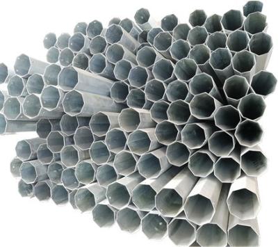 China Q235 Q355 Material 15KV 69KV Galvanized Distribution Steel Pole for sale