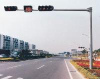China Customized Polygonal Steel Traffic Poles Galvanized Traffic Signal Steel Pole for sale