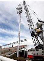 China 15M 18M 20M Polygonal High Mast 12 Meter High Mast Pole Q460 for sale
