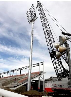 China 15M 18M 20M Polygonal High Mast 12 Meter High Mast Pole Q460 for sale