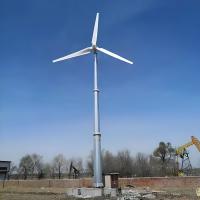 China Polygonal Q235 Wind Power Pole Generation Galvanized Steel Pole for sale