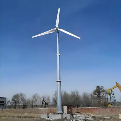 China Polygonal Q235 Wind Power Pole Generation Galvanized Steel Pole for sale
