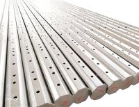 China 25FT 7M Octagonal Metal Utility Pole Galvanized Tapered Steel Pole 2.5mm for sale