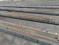 China 35FT 40FT Smart Electrical Distribution Steel Pole Galvanised Steel Posts 350KGF for sale