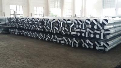 China Customized Electric Steel Pole 4 - 50 Meters Steel Tubular Electric Pole for sale