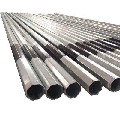 China 7M 9M 10M 12M Galvanized Octagonal Steel Pole Composite Utility Poles for sale