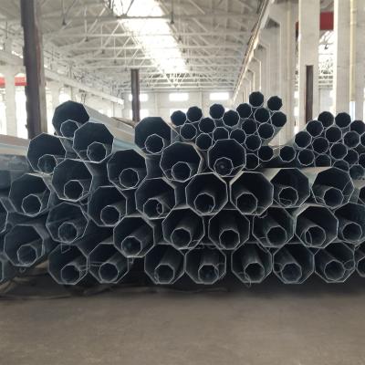 China 8M 11M Q355B Hot Dip Galvanized Octagonal Distribution Steel Pole for sale