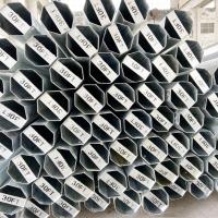 China 30FT 15kv Q235 Galvanized Electric Steel Pole Burial Octagonal Steel Pole for sale