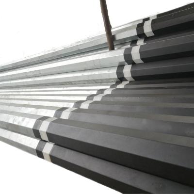China Dominican Galvanized Structural Steel 6kN 8kN 10kN Electric Utility Pole for sale