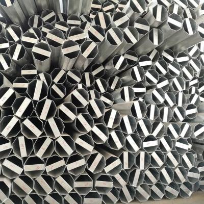 China 35FT 500KGF 3mm Thick Octagonal Hot Dip Galvanized Steel Pole for sale