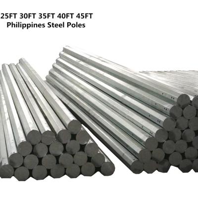 China 30FT 500KGF Metal Utility Pole Q355 for sale