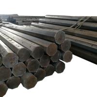 China Octagonal Distribution Steel Pole 15kV 69kV Galvanized Pole For Power Line for sale