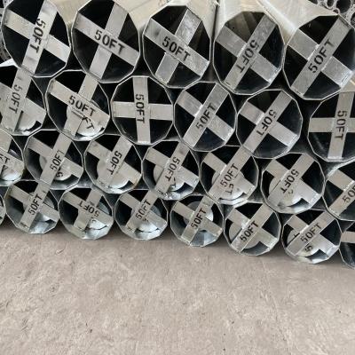 China 50FT Electric Transmission Tower For Overhead Power Line Dodecagonal Tubular Steel Tower for sale