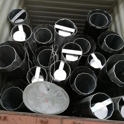 China 1200KGF Overhead Transmission Steel Pole 70FT Hot Dip Galvanized Steel Pole for sale