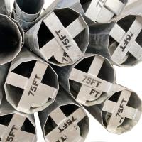 China 75FT Polygonal Steel Transmission Pole 69KV Philippines Galvanized Industrial Steel Poles for sale