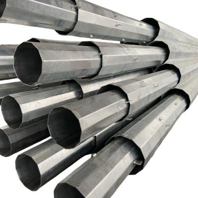 China 90FT Polygonal Transmission Steel Pole Hot Galvanized Power Steel Transmission Poles for sale
