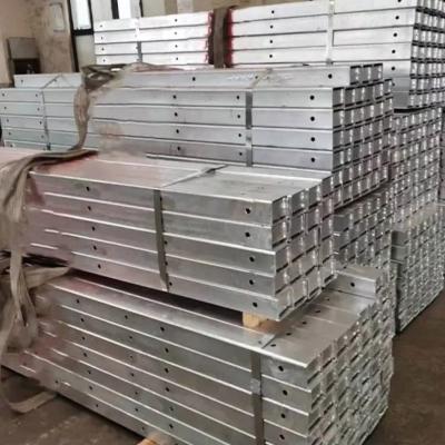 China Q235 Q345 8FT Cross Arms Electrical Hot Dip Galvanized Rectangular Steel for sale
