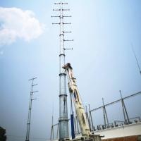 China 110KV Polygonal Pole Single Circuit Dodecagonal Transmission Steel Poles for sale