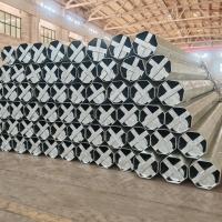 China 75FT 1200KGF Load Overhead Power Line Octagonal Galvanizing Steel Pole for sale