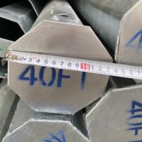 China 40FT Metal Utility Pole Zinc Coated Galvanized 2.75mm Octagonal Steel Pole for sale