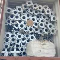 China Q235B Customized 25FT Single Double Arm Galvanized Steel Lamp Pole for sale