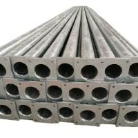 China 15ft 20ft 25ft 30ft 35ft Hot Dip Galvanized Round Steel Lighting Poles for sale