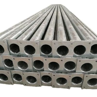 China 15ft 20ft 25ft 30ft 35ft Hot Dip Galvanized Round Steel Lighting Poles for sale