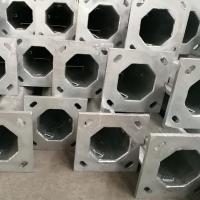 China 25FT 8M Steel Lighting Pole Powder Coating Stainless Steel Lamp Post for sale