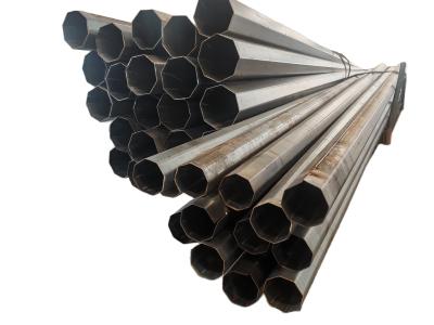 China 9M 10M Distribution Steel Pole Octagonal Hot Dip Galvanized Steel Power Pole 13.2kv for sale
