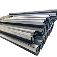 China 25FT 2 Segments Octagonal Hot Dip Galvanized Electric Steel Poles for sale