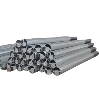 China 60FT Hot Dip Galvanized Dodecagonal Metal Utility Steel Pole for sale