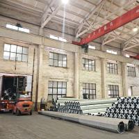 China 75FT ASTM A572 Gr50 Metal Utility Pole Octagonal Hot Dip Galvanized Steel for sale
