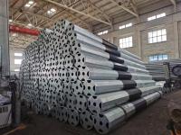 China 80FT polygon 69kv galvanised power pole , Transmission Line Steel Poles for sale
