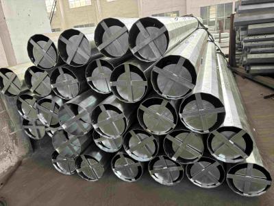 China 70FT Medium Voltage Galvanized Transmission Steel Power Pole for sale