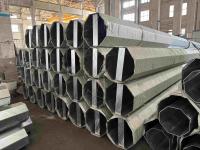 China 90FT  95FT Polygon Transmission Line Steel Poles 69kv for sale