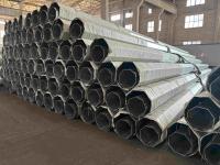 China 40FT Octagonal Electric Steel Pole For Transmission Line for sale