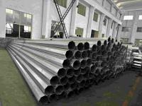 China 30FT Hot Dipped galvanised steel power pole For Overlap Or Flange Connection At 4-50 Meters Height for sale