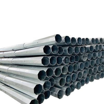 China 45FT 13.716M Slip Overlap Type 345Mpa 4.0mm 1000KGF Galvanised Steel Distribution Pole for sale