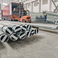 China 25FT 30FT 35FT 40FT Hongxin Monopole HDG Octagonal Distribution Steel Pole for sale