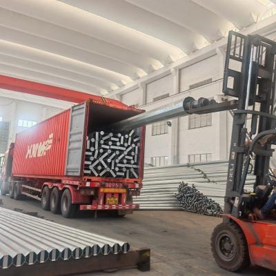 China Galvanized 30FT 35FT 40FT 45FT Distribution Line Steel Pole for sale