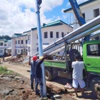 China HX 25FT 30FT 35FT 40FT 45FT NEA Standard Steel Pole Galvanized Metal Utility Pole for sale