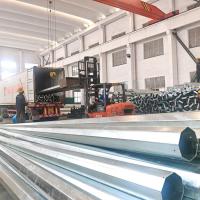 China Nea Standard 30FT 35FT Steel Post Octagonal Galvanized Utility Metal Pole for sale