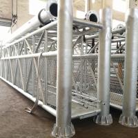 China Expressway Gantry Frame Hot Dip Galvanized Traffic 5m Steel Pole With Round Shape 355 Mpa Material for sale