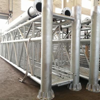 China Expressway Gantry Frame Hot Dip Galvanized Traffic 5m Steel Pole With Round Shape 355 Mpa Material for sale