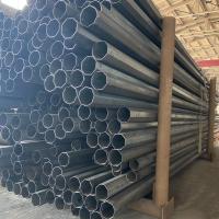 China Hot Dip Galvanized Steel Distribution Poles BItumen Painted Sack Wrapped 8 Sided 25FT-35FT for sale