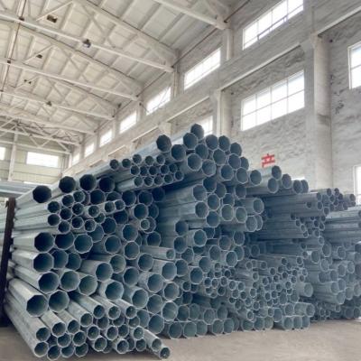 China 10.5m 7m Q345 Octagonal Power Distribution Pole Hot Dip Galvanized Steel for sale